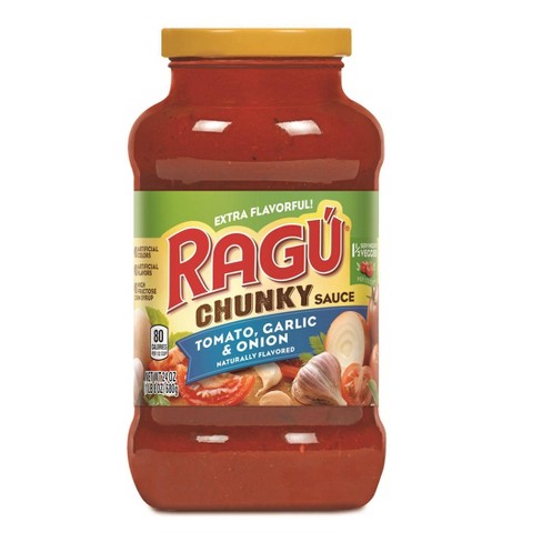 Ragu Chunky Tomato, Garlic & Onion Pasta Sauce - 24oz : Target