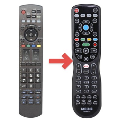Anderic Substitute for Panasonic N2QAYB000217 TV Remote Control [RRU401 ...