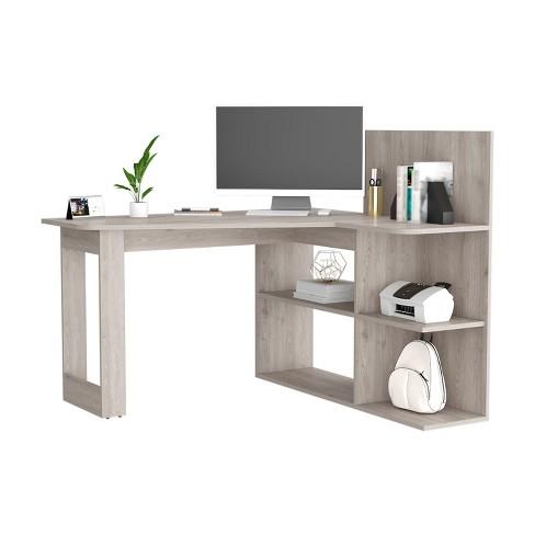 Depot E-shop Writing Computer Desk, Five Open Shelves : Target