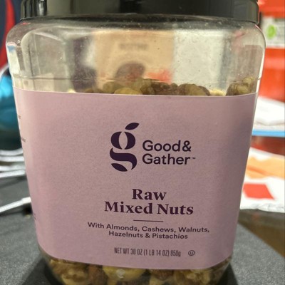 Unsalted Raw Mixed Nuts - 30oz - Good & Gather™ : Target