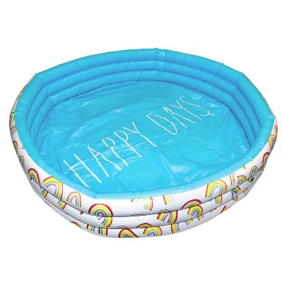 Coconut Outdoor Rae Dunn 54" Mini/kiddie Pool - Indigo Polka Dot ...