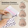 Keababies 14pk Contour Organic Nursing Pads, Reusable Nipple Pads For ...