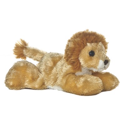Aurora Mini Flopsie 8" Lionel Lion Brown Stuffed Animal : Target