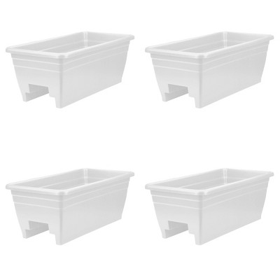 The Hc Companies 24 Inch Wide Heavy Duty Plastic Deck Rail Mounted ...