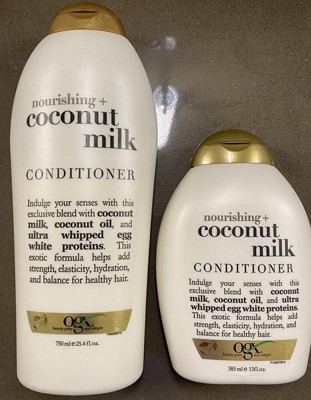 Ogx Nourishing + Coconut Milk Conditioner For Strong & Healthy Hair ...