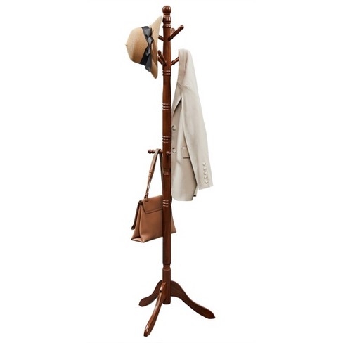 Vasagle Coat Rack, Solid Wood Coat Stand : Target