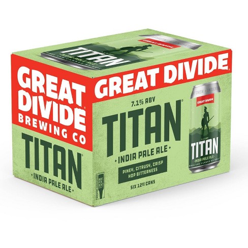 Great Divide Titan Ipa Beer - 6pk/12 Fl Oz Cans : Target