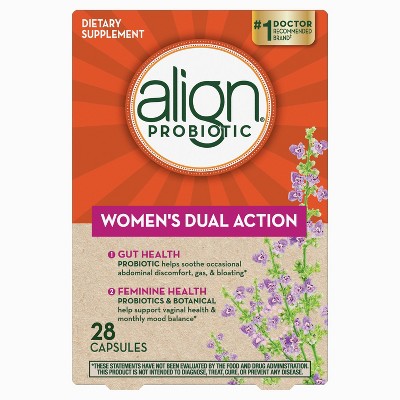 Align Probiotic Women's Dual Action Capsules - 28ct : Target