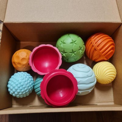 Kaplan Early Learning Textured Mix And Match Balls - Set Of 8 : Target