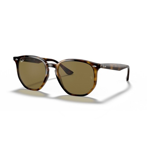Ray-ban Rb4306 54mm Adult Irregular Sunglasses Dark Brown Lens : Target