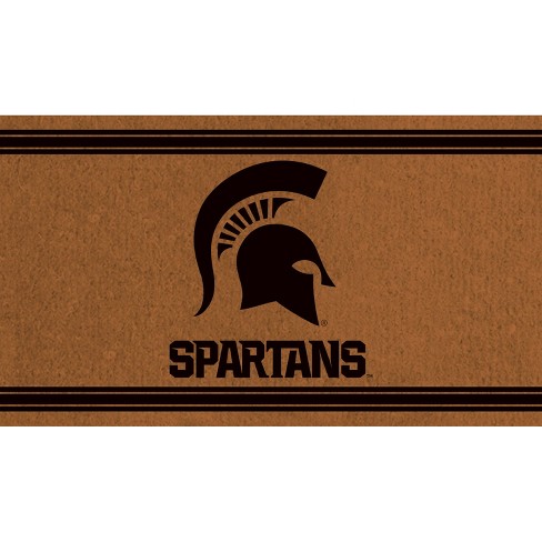 Evergreen Michigan State University Logo Turf Mat, Brown- 28 X 16 ...