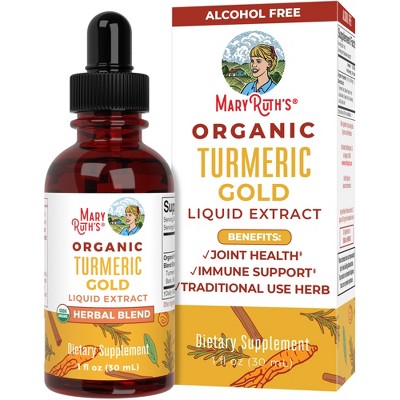 Maryruth's Turmeric Gold Drops, Org, 1 Oz : Target