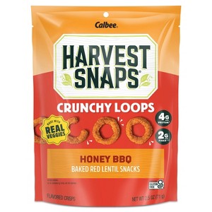 Harvest Snaps Honey BBQ Baked Crunchy Loops- 2.5oz : Target
