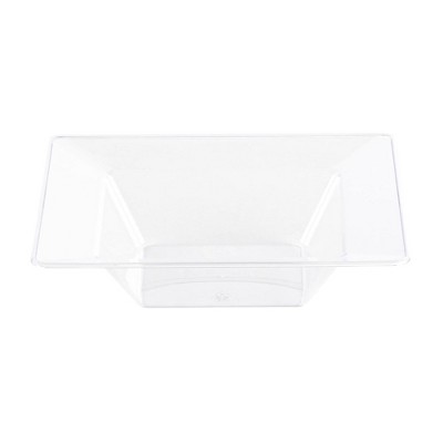 Smarty Had A Party 5 Oz. Clear Square Plastic Dessert Bowls (120 Bowls ...