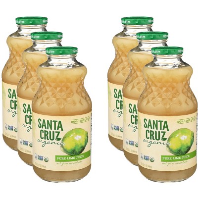 Santa Cruz Organic Lime Juice - Case Of 6 - 32 Fl Oz : Target