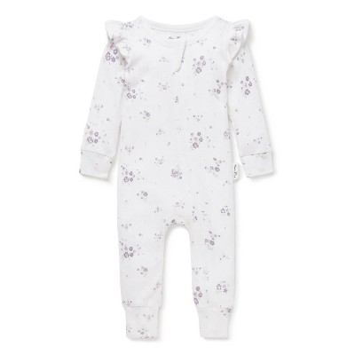 Girl Grace Floral Zip Romper - Aster & Oak 0-3m : Target