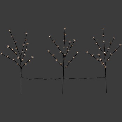 Northlight 8' Prelit Led Multi-function Cherry Blossom Flower Tree Warm ...