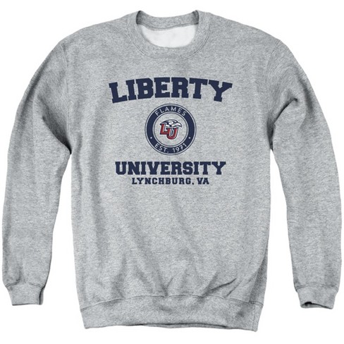 Liberty University Official Circle Logo Unisex Adult Crewneck ...