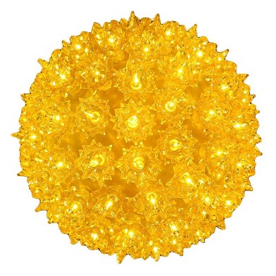 Novelty Lights 150 Light Yellow Christmas Incandescent Starlight Sphere ...