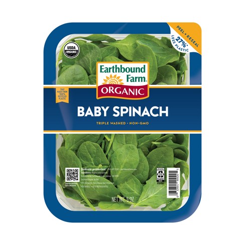 Earthbound Farm Organic Baby Spinach - 5oz : Target