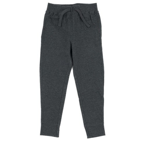 Leveret Kids Drawstring Pants Cotton Dark Gray 10 Year : Target