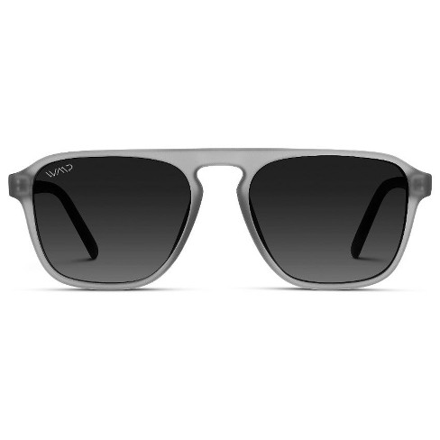 Wmp Eyewear Aviator Single Bridge Square Polarized Sunglasses : Target