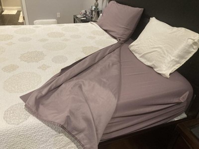 Cotton Blend 6pc Sheet Set 800 Thread Count (queen) Khaki : Target