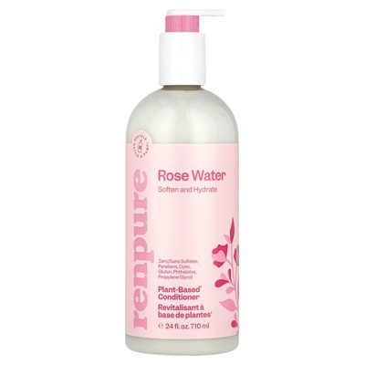 Renpure Rose Water, Plant Based Conditioner, 24 Fl Oz (710 Ml) : Target