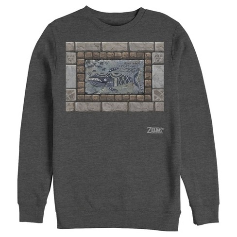 Men's Nintendo Legend Of Zelda Link's Awakening Whale Stone Tablet ...