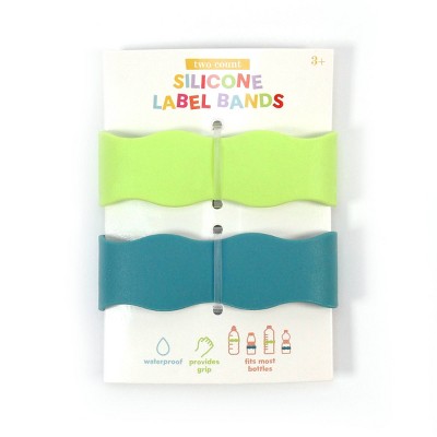 2pc Silicone Bottle Label Bands Food and Beverage Markers - Bullseye's ...