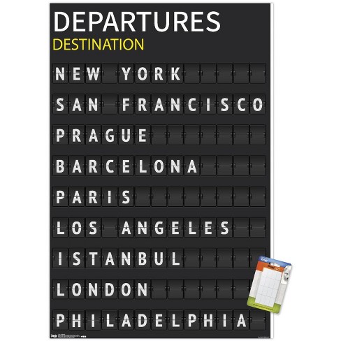 Trends International Flipboard - Destination Unframed Wall Poster Print ...