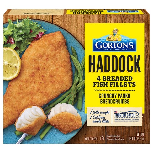 Gorton's Breaded Haddock Fish Fillets - Frozen - 14.6oz : Target
