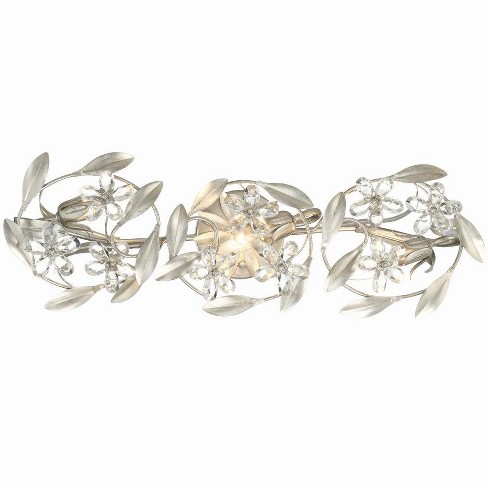 Crystorama Lighting Marselle 3 - Light Sconce In Antique Silver : Target