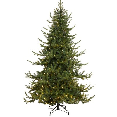 Nearly Natural 7-ft Swedish Fir Artificial Christmas Tree With 500 Warm ...