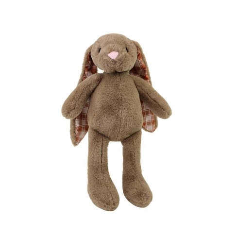 Plushible Brown Plaid Eared Bunny : Target