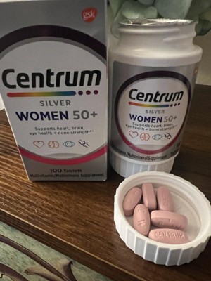 Centrum Silver Women 50+ Multivitamin/multimineral Supplement Tablets ...