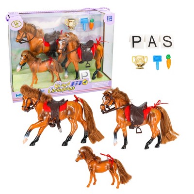 Gearbox Toys Grand Champions Saddlebred Family Horse Figure Set Of 3 ...