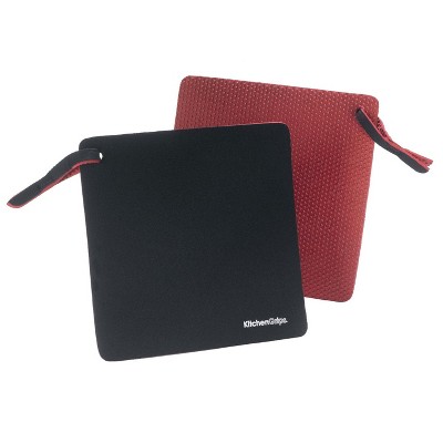 Kitchen Grips Pot Grabber & Trivet, 2 Piece Set, Black/Red : Target