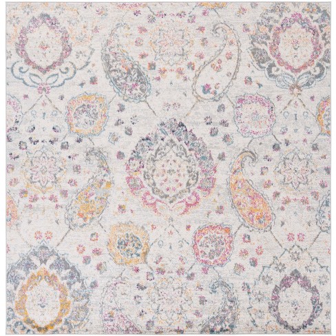 Madison Mad600 Power Loomed Area Rug - Grey/gold - 6'7"x6'7" - Safavieh ...