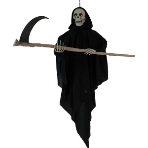 Sunstar Reaper Light-Up Animated Hanging Halloween Decoration - 36 in ...