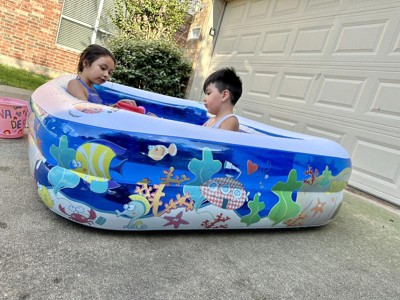 Poolmaster 53" X 16" Inflatable Kiddie Swimming Pool For Big Fun Summer ...