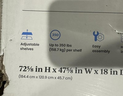 5 Tier Wide Wire Shelving - Brightroom™ : Target