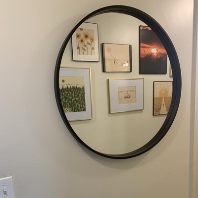Round Wood Framed Wall Mirror - Hearth & Hand™ With Magnolia : Target