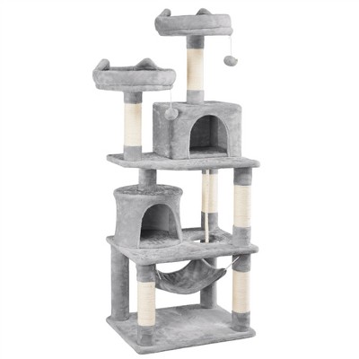 Yaheetech 62.2"h 3-level Cat Tower With 2 Condos For Indoor Cats : Target