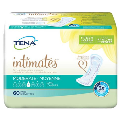 Tena Intimates Bladder Control Pad, Moderate Absorbency, 60 Count, 1 ...
