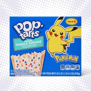 Pop-Tarts Pokémon Frosted Vanilla Cupcake Toaster Pastries - 20.3oz ...