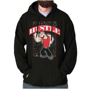 Urban Popeye Hustle Muscle Cartoon Hoodie Sweatshirt Women Men Licensed ...