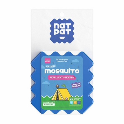NATPAT 24ct "BuzzPatch" Adult Mosquito Repellent Stickers Natural and ...