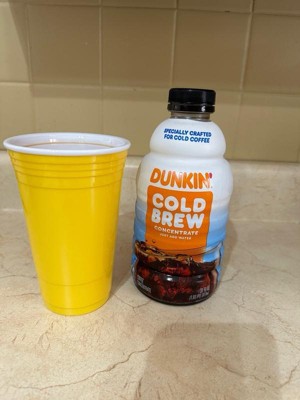 Dunkin Cold Concentrate Original Medium Roast Coffee - 31oz : Target