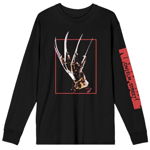 Freddy Nightmare On Elm Street Long Sleeve Tee Shirt-l : Target